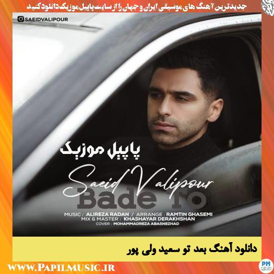 دانلود آهنگ بعد تو از سعید ولی پور | MP3 با کیفیت اصلی